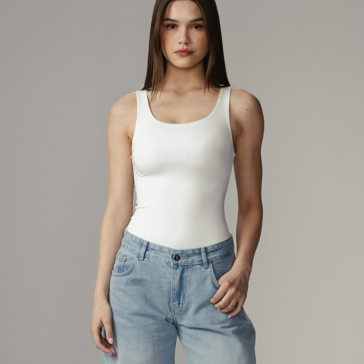 Thick Strap Tank Top – Basic Couture